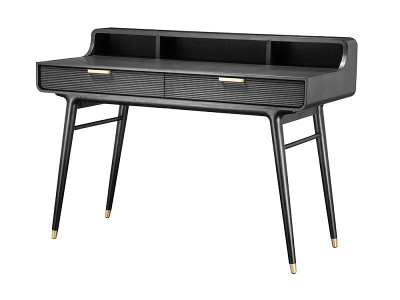 Dean Study Desk, Black – Indigo Living AE